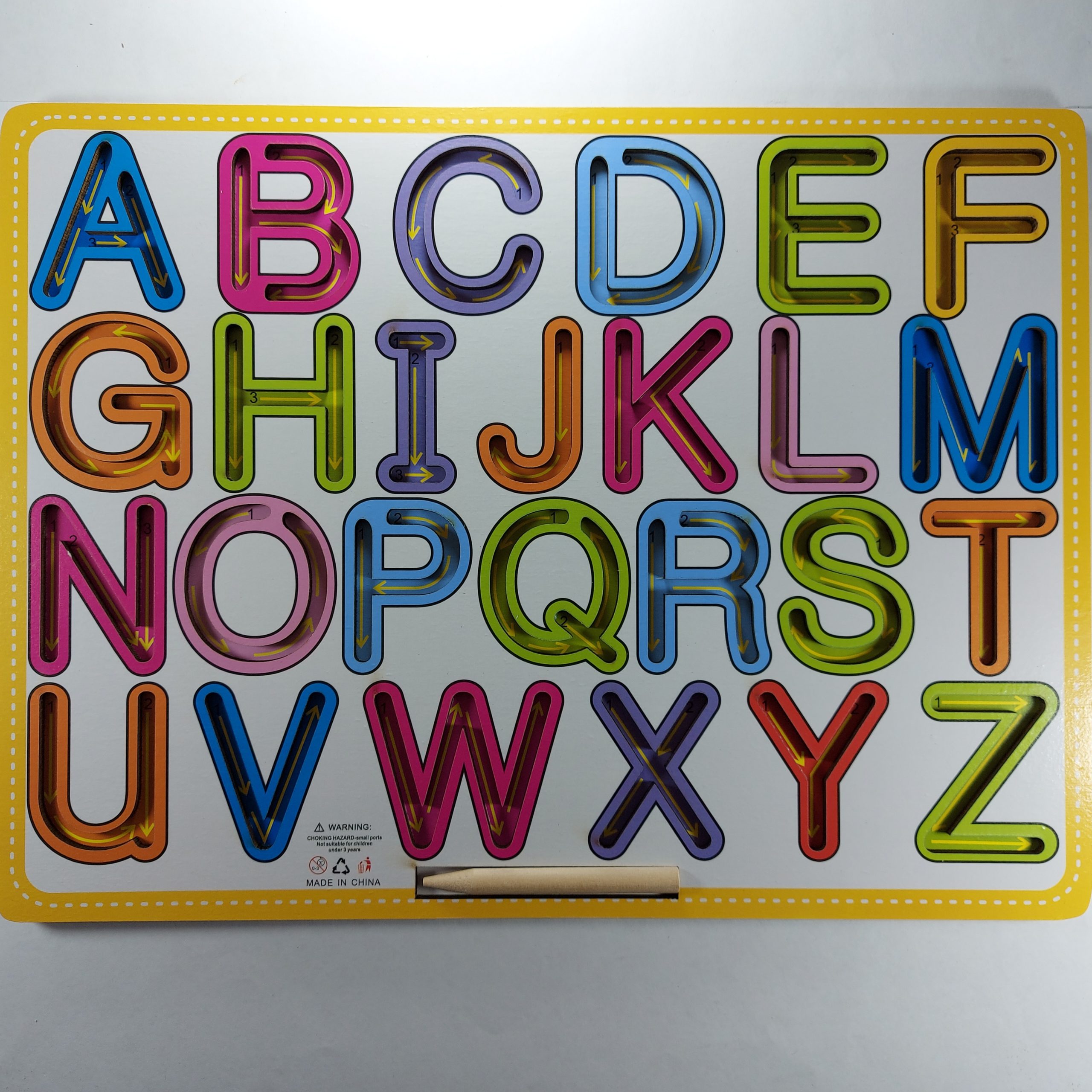 Alphabet practise board ⋆ BrainySparks