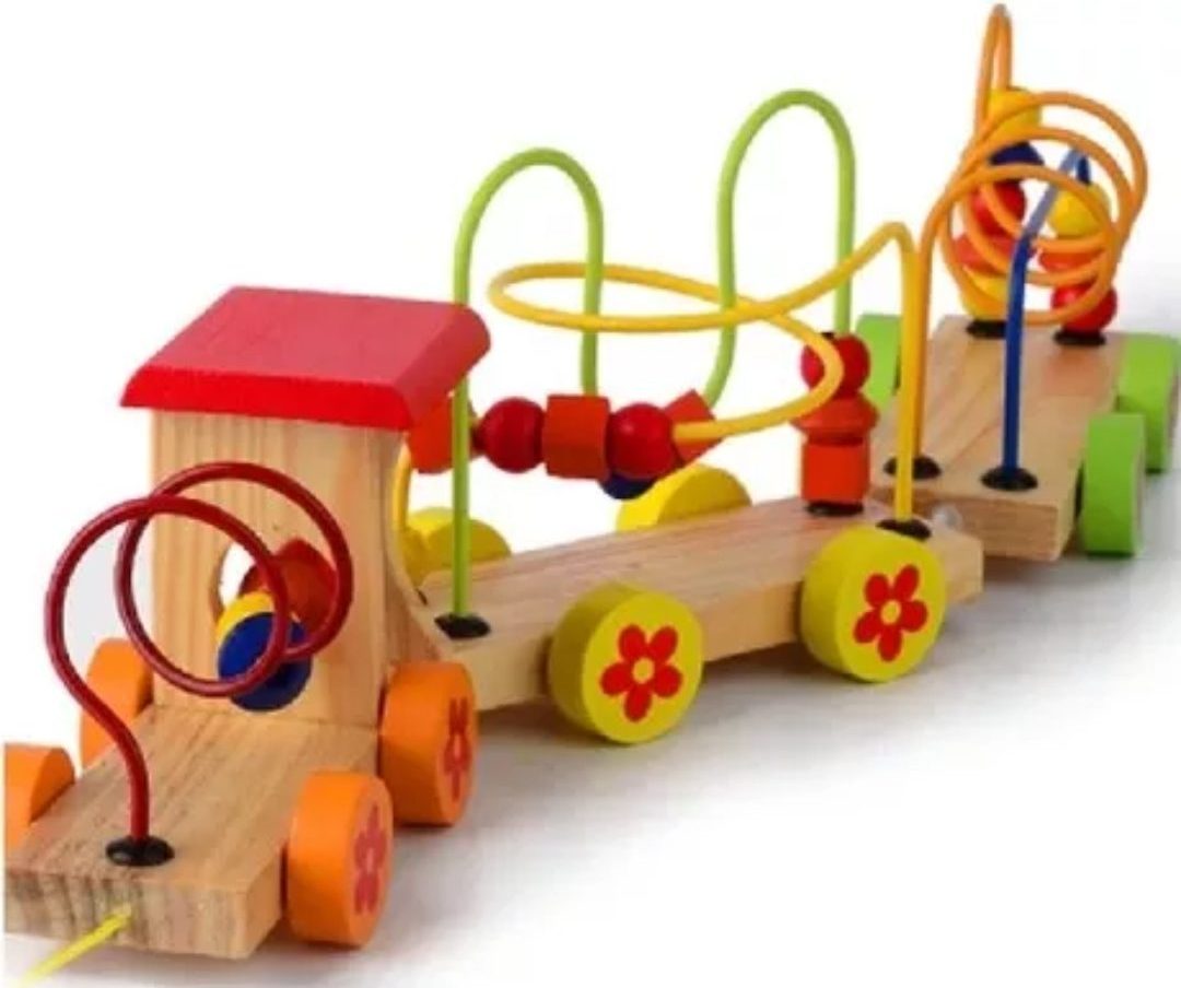3 Train Beads maze ⋆ BrainySparks