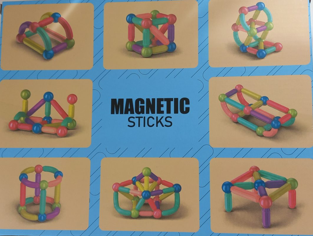 Magnetic Sticks 42 piece ⋆ BrainySparks