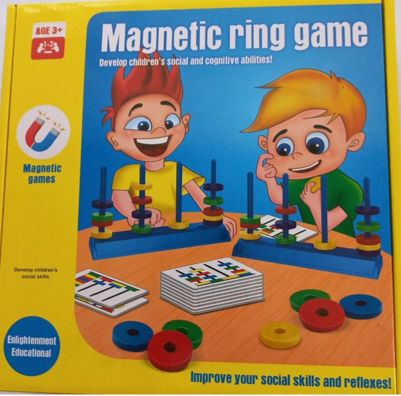Magnetic Ring Game ⋆ BrainySparks