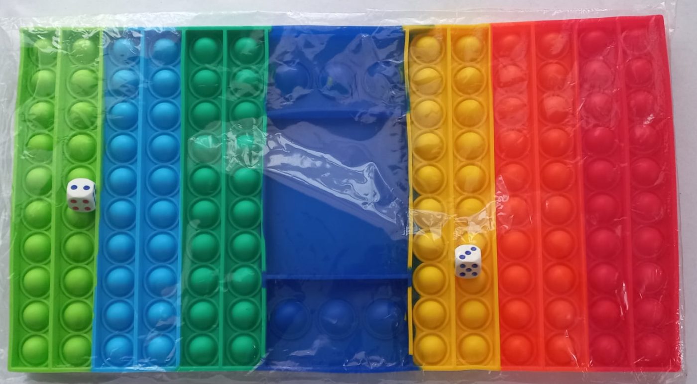 Fidget Popper Game With 2 Dice ⋆ BrainySparks